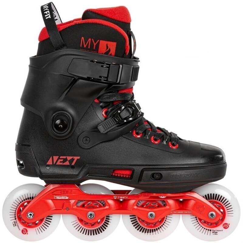 ️Powerslide Next 80 Black Red Skates | Inlinex
