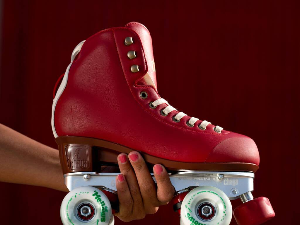 Chaya Melrose Premium Berry Red Roller Skates | Inlinex