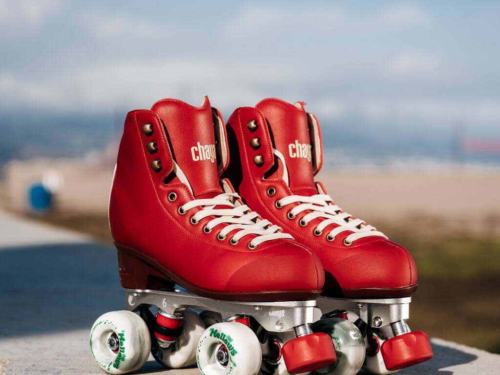 Chaya Melrose Premium Berry Red Roller Skates | Inlinex
