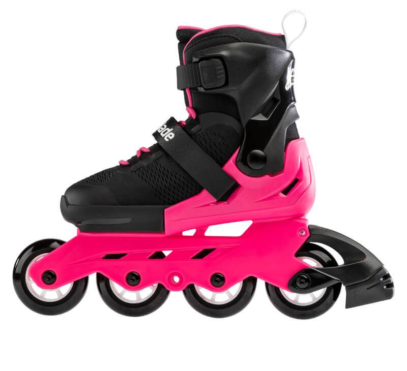 Rollerblade Microblade Neon Pink Kids Skates | Inlinex