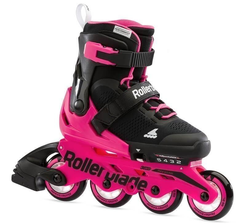 🔥🔥🔥Rollerblade Microblade Neon Pink Kids Skates | Inlinex