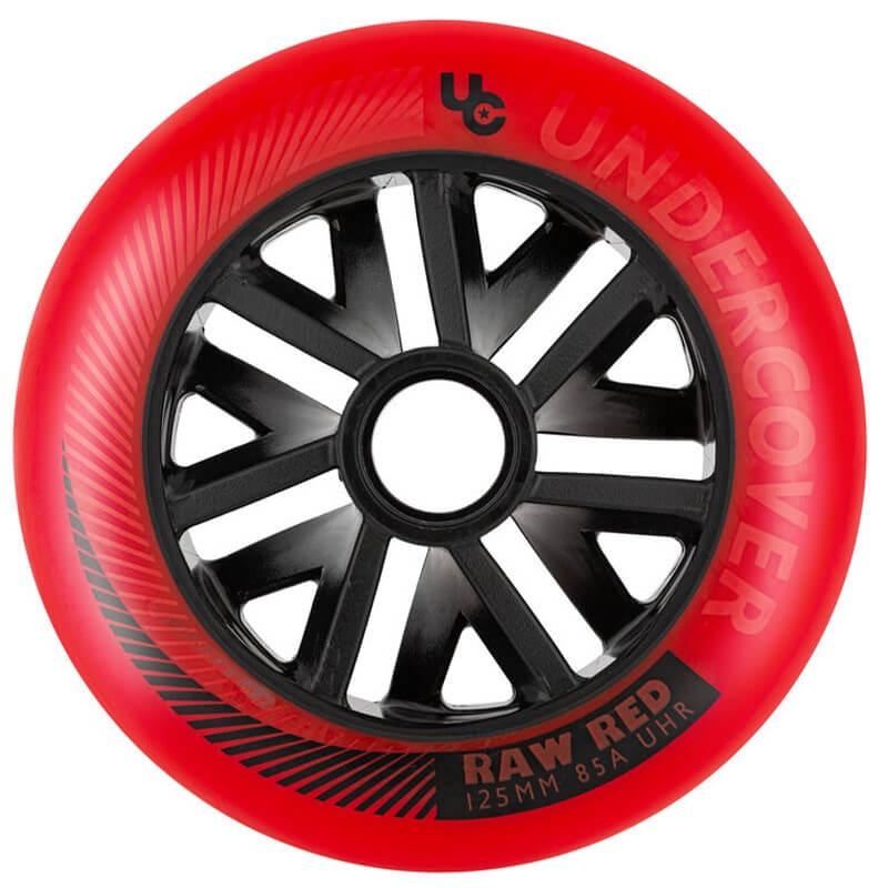 Undercover Raw 125mm Red Wheels | Inlinex